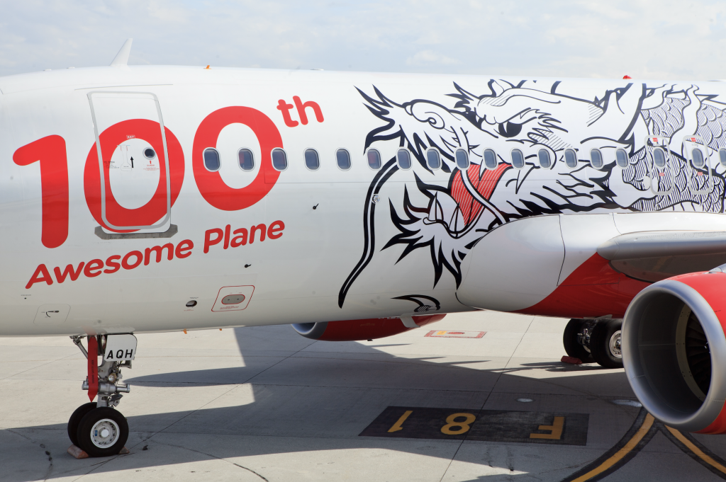 100th Airbus – Dragon Livery – airasia Museum