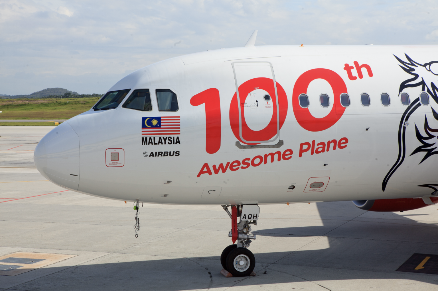100th Airbus – Dragon Livery – airasia Museum