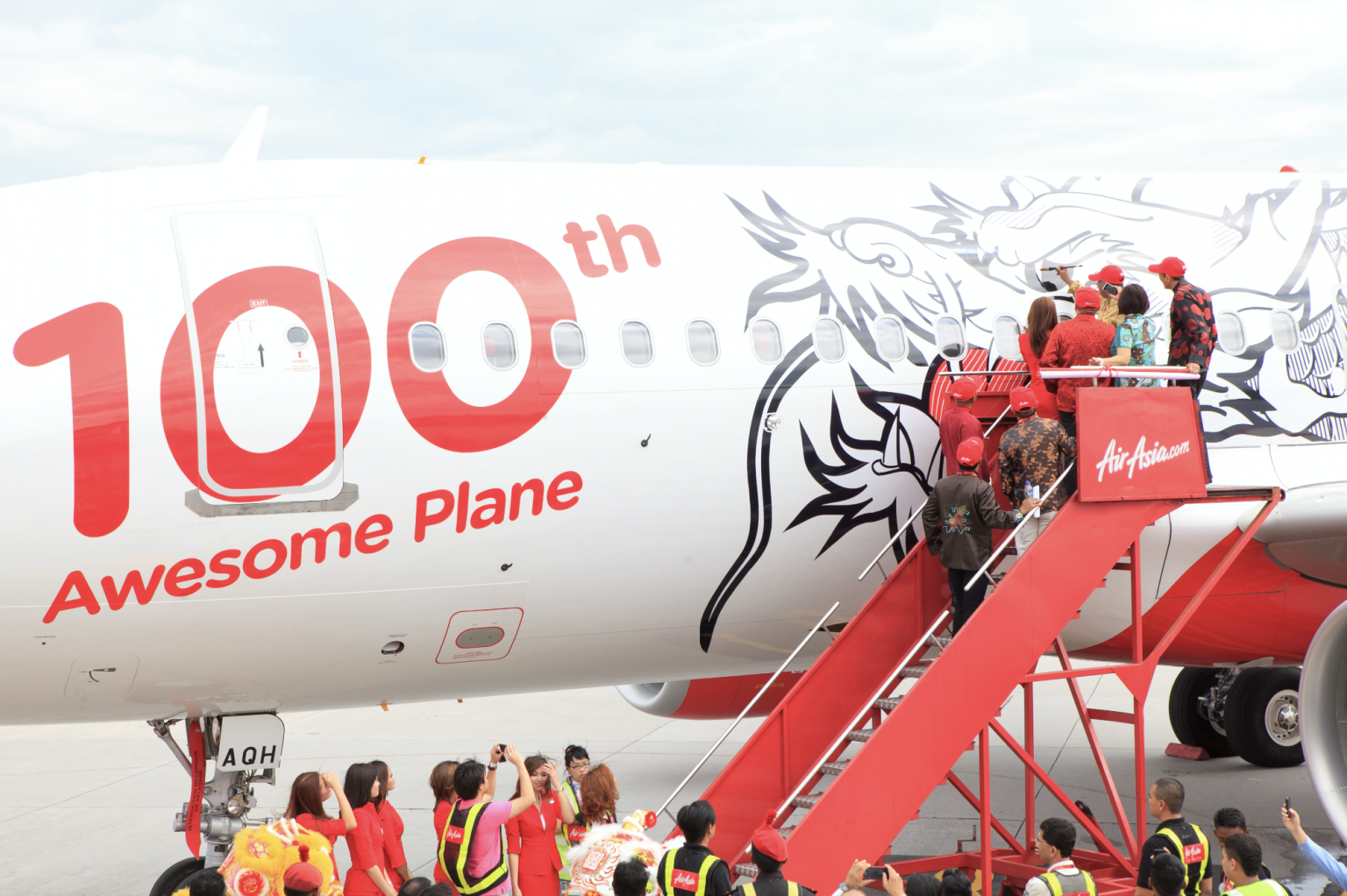 100th Airbus – Dragon Livery – airasia Museum